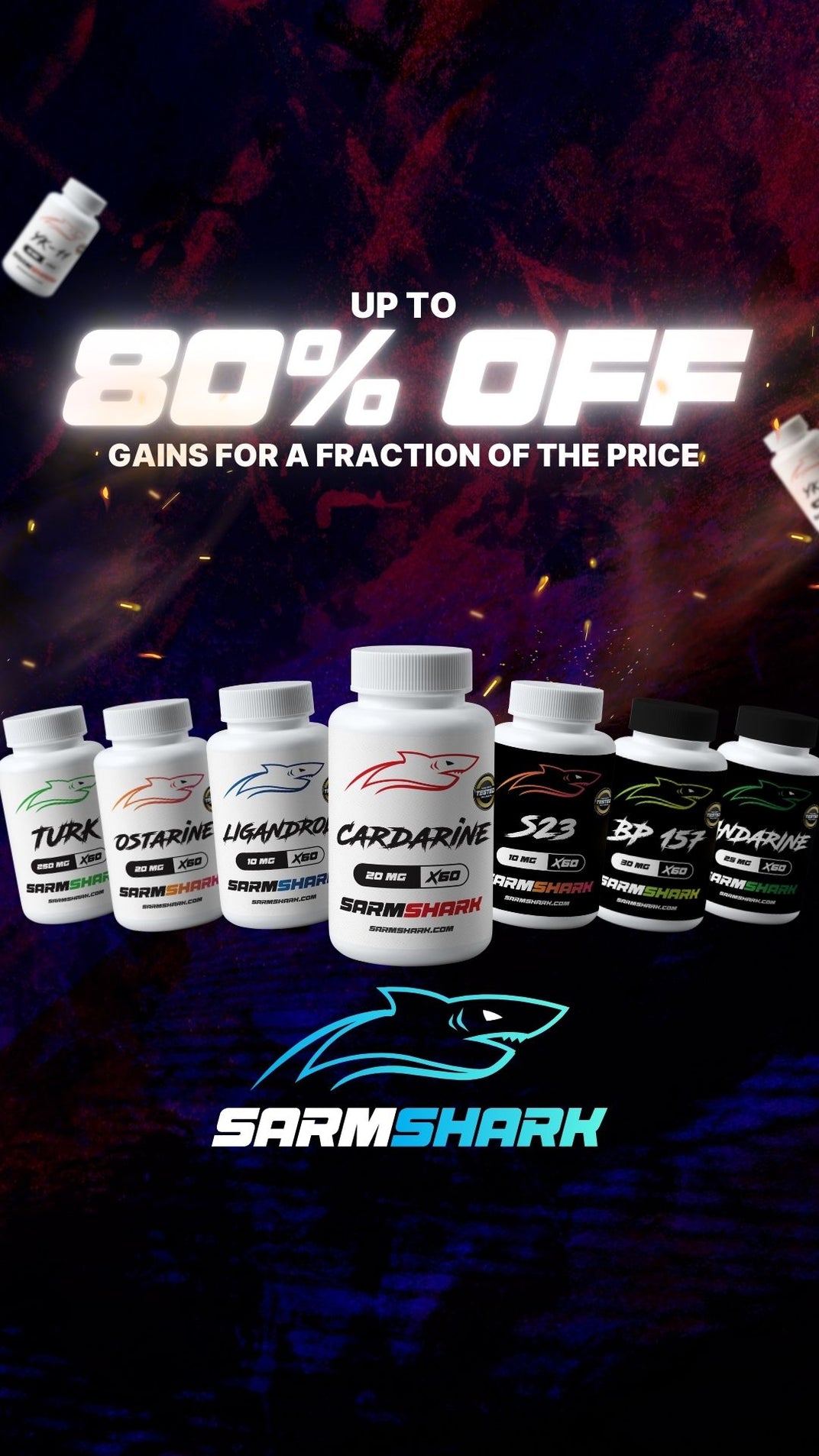 SARM SHARK | Top-Tier SARMs & Supplements | UK Based – Sarm Shark